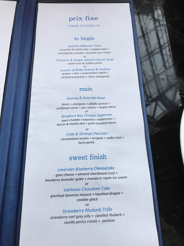 Menu at Azure Restaurant & Bar, Toronto, 225 Front St W