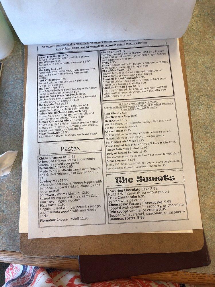 Menu at Monument Grill pub & bar, Gering