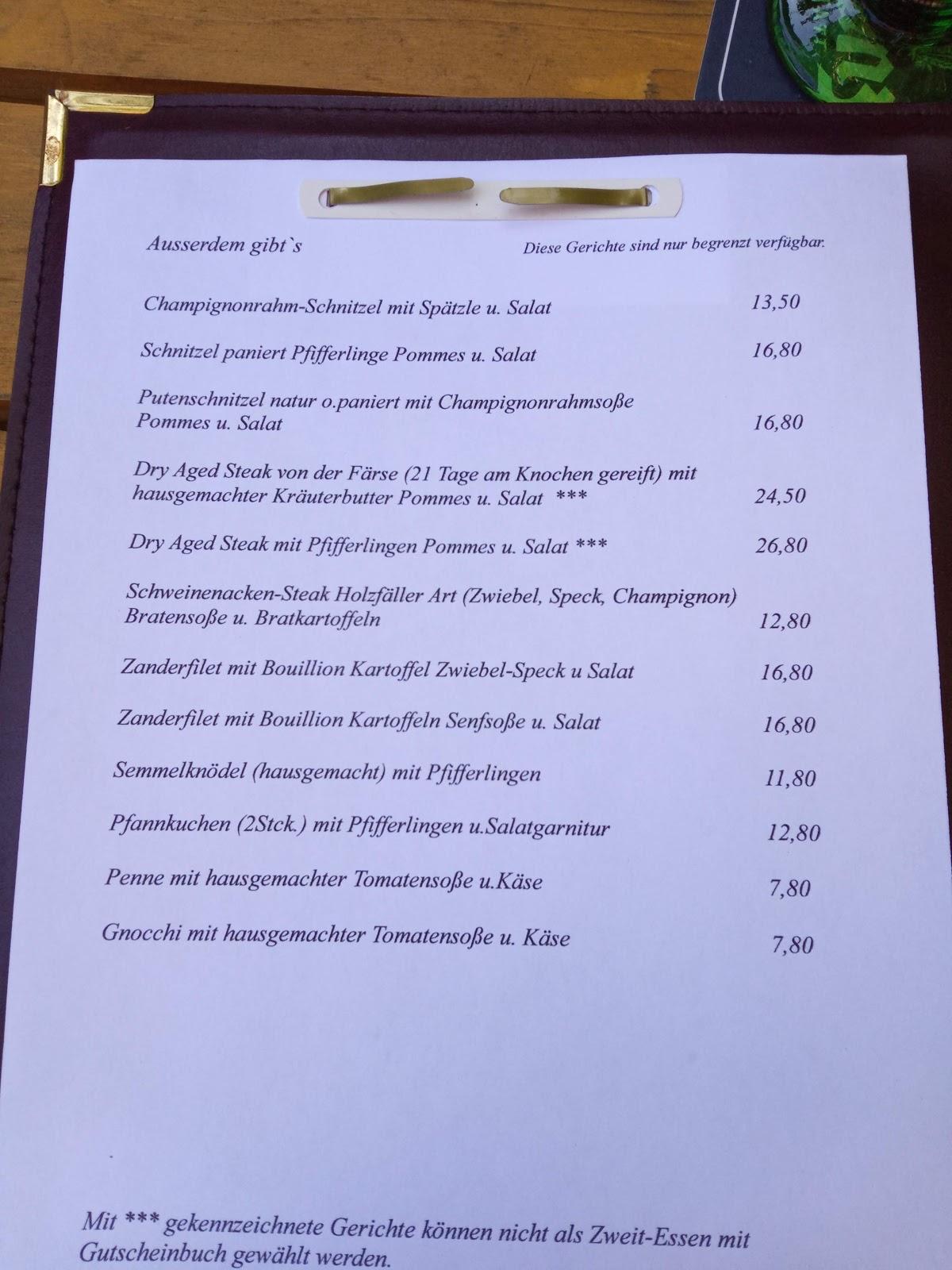 Speisekarte von Badner Stüble restaurant, Steinmauern, Hauptstraße 73