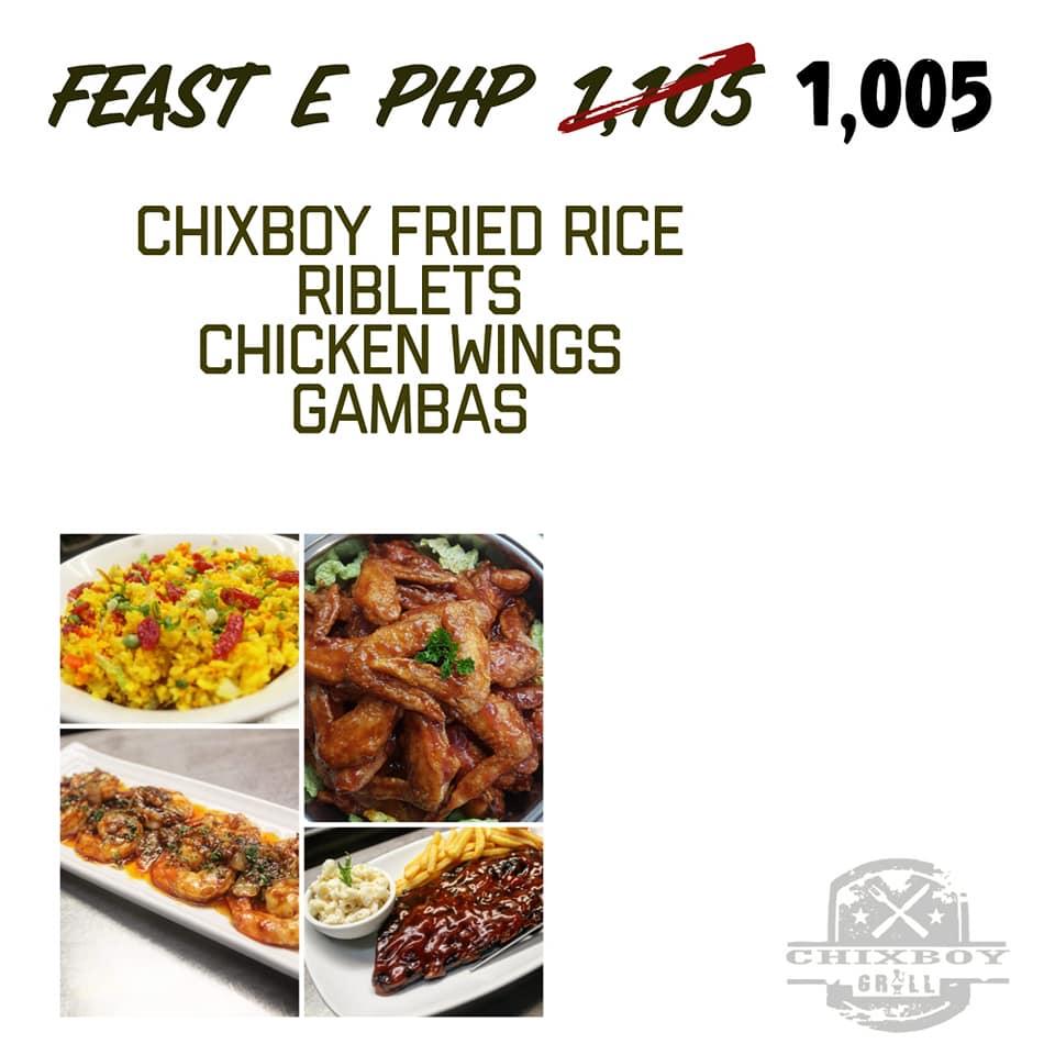 Menu at Wing Side x Chixboy Grill - Tionko Branch restaurant, Davao City