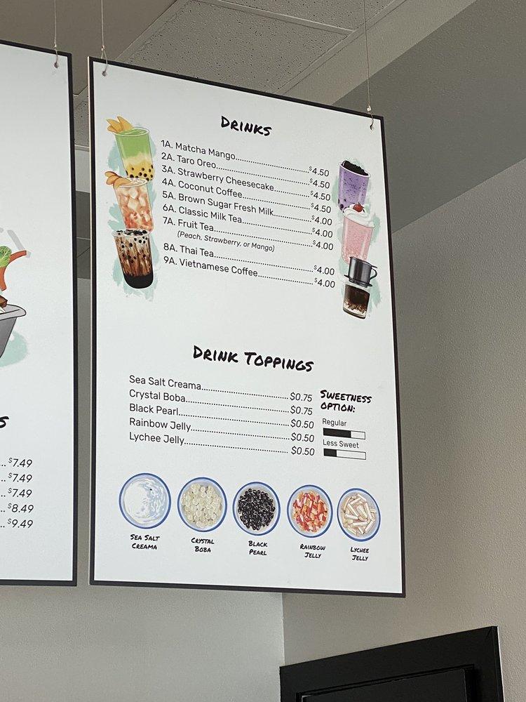 Menu at Toast Mi Tacoma restaurant, Tacoma