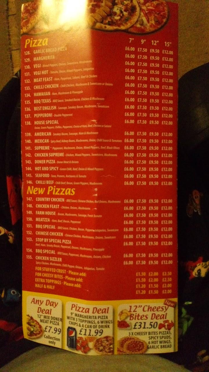 Menu at Stop By Saltash Grill restaurant, Saltash