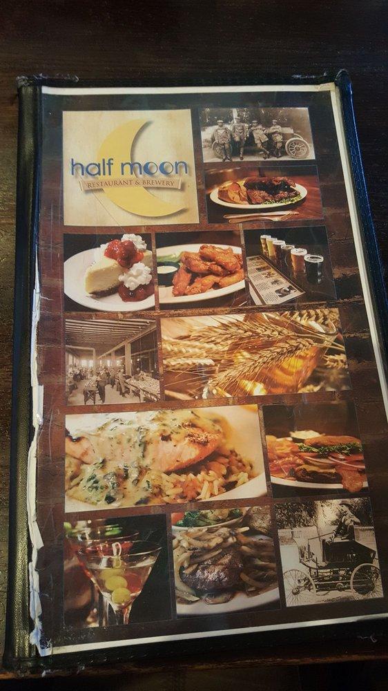 Menu at Half Moon Restaurant & Brewery, Kokomo