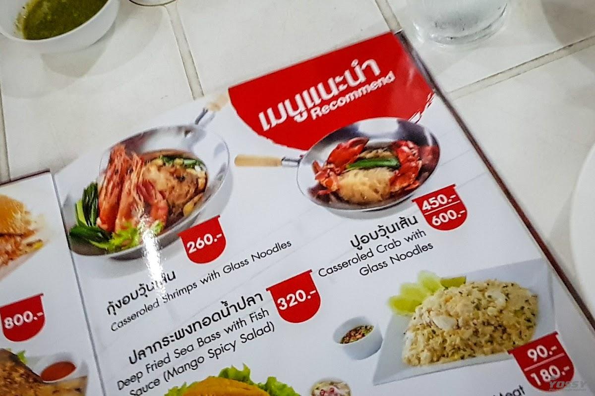Menu at Ob Aroi Town In Town (Not Ob Aroi franchise) restaurant ...