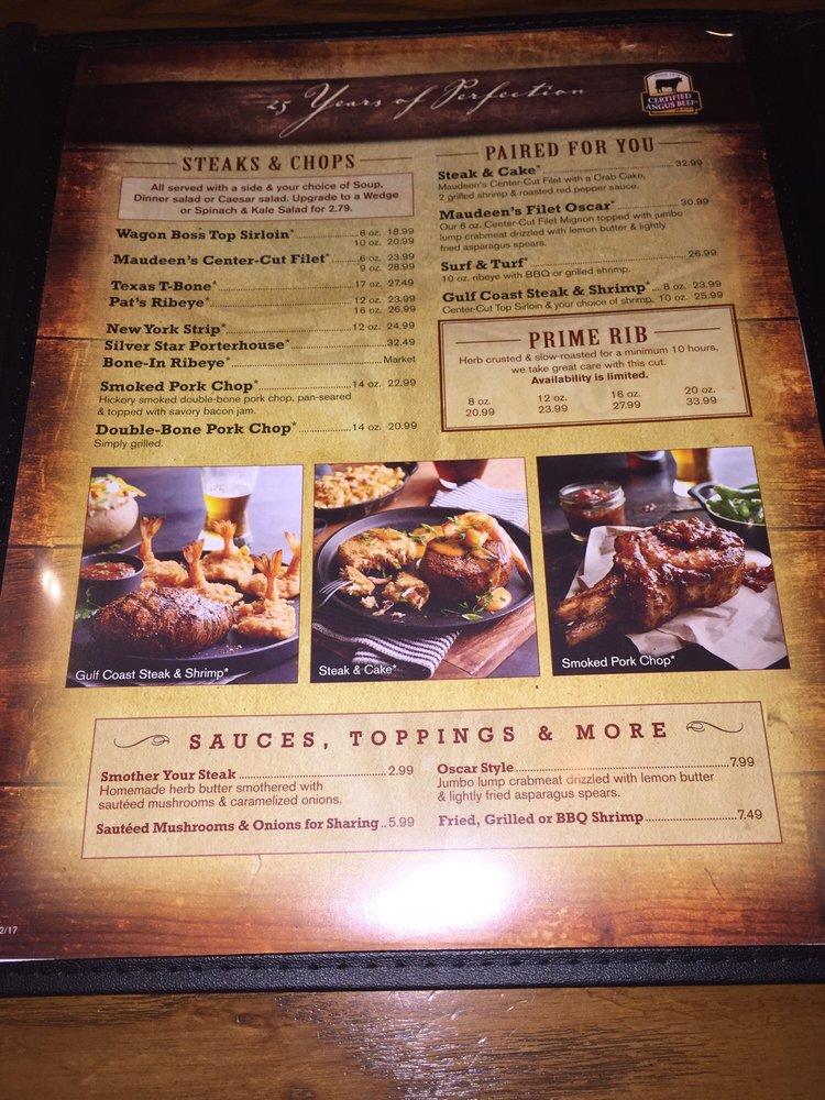 Menu at Saltgrass Steak House steakhouse, McKinney