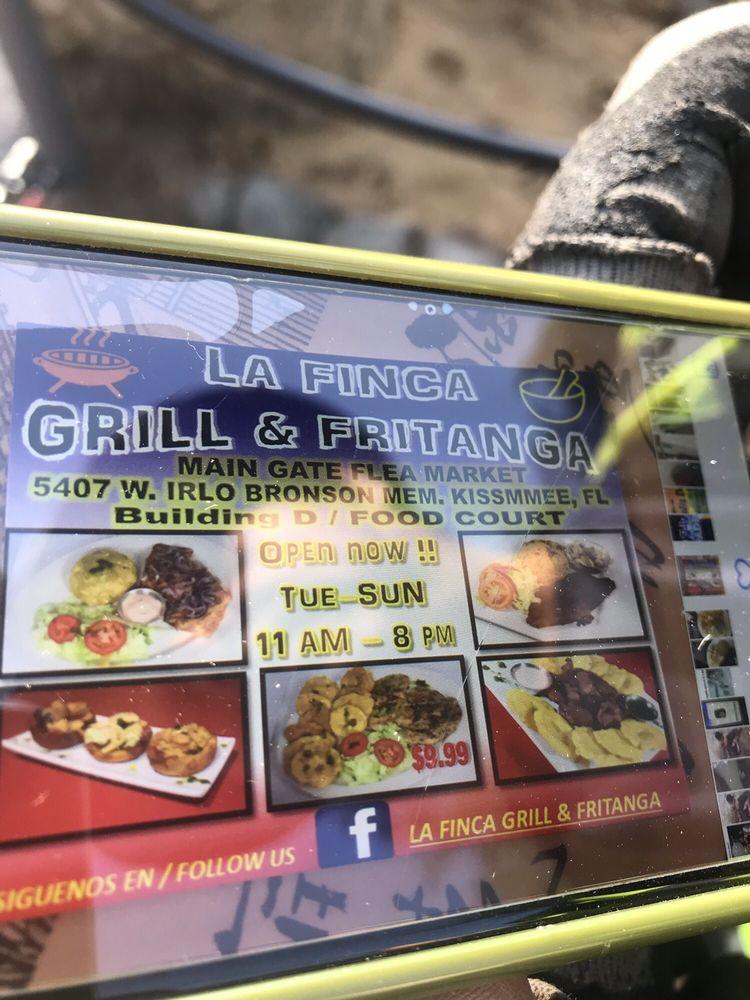 Carta del restaurante La Finca Grill & Fritanga, Kissimmee