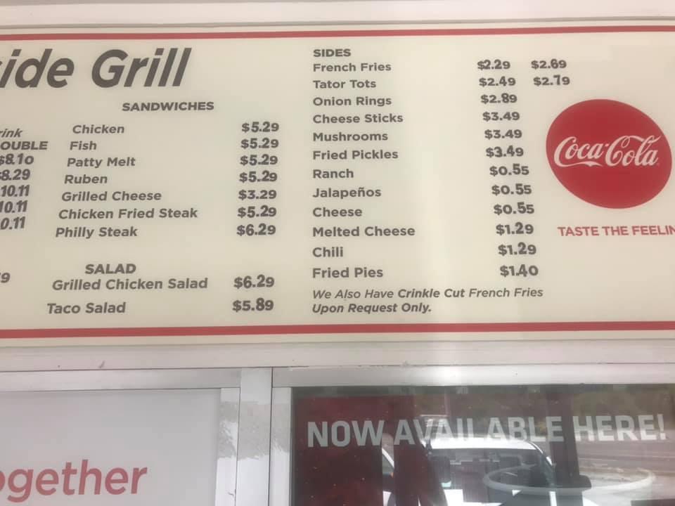Menu at Westside Burger & Grill fast food, Springdale
