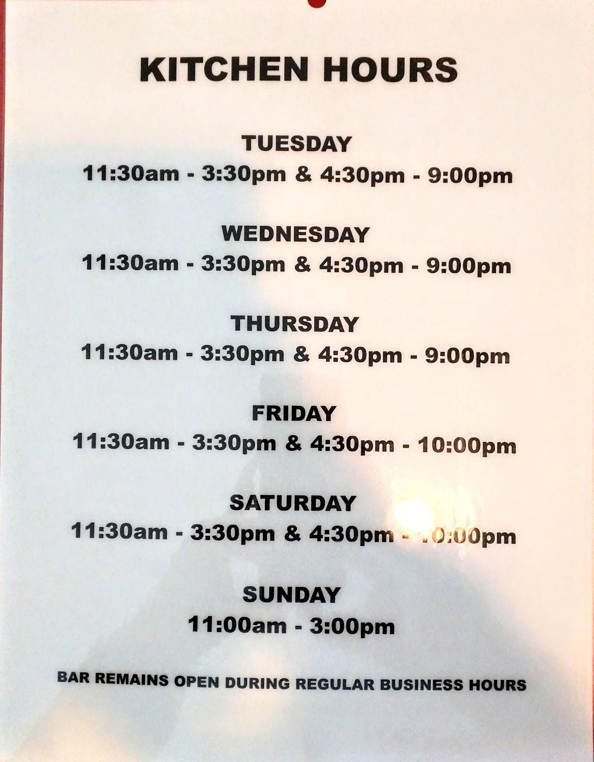 Menu at Public & General Restaurant, Gainesville