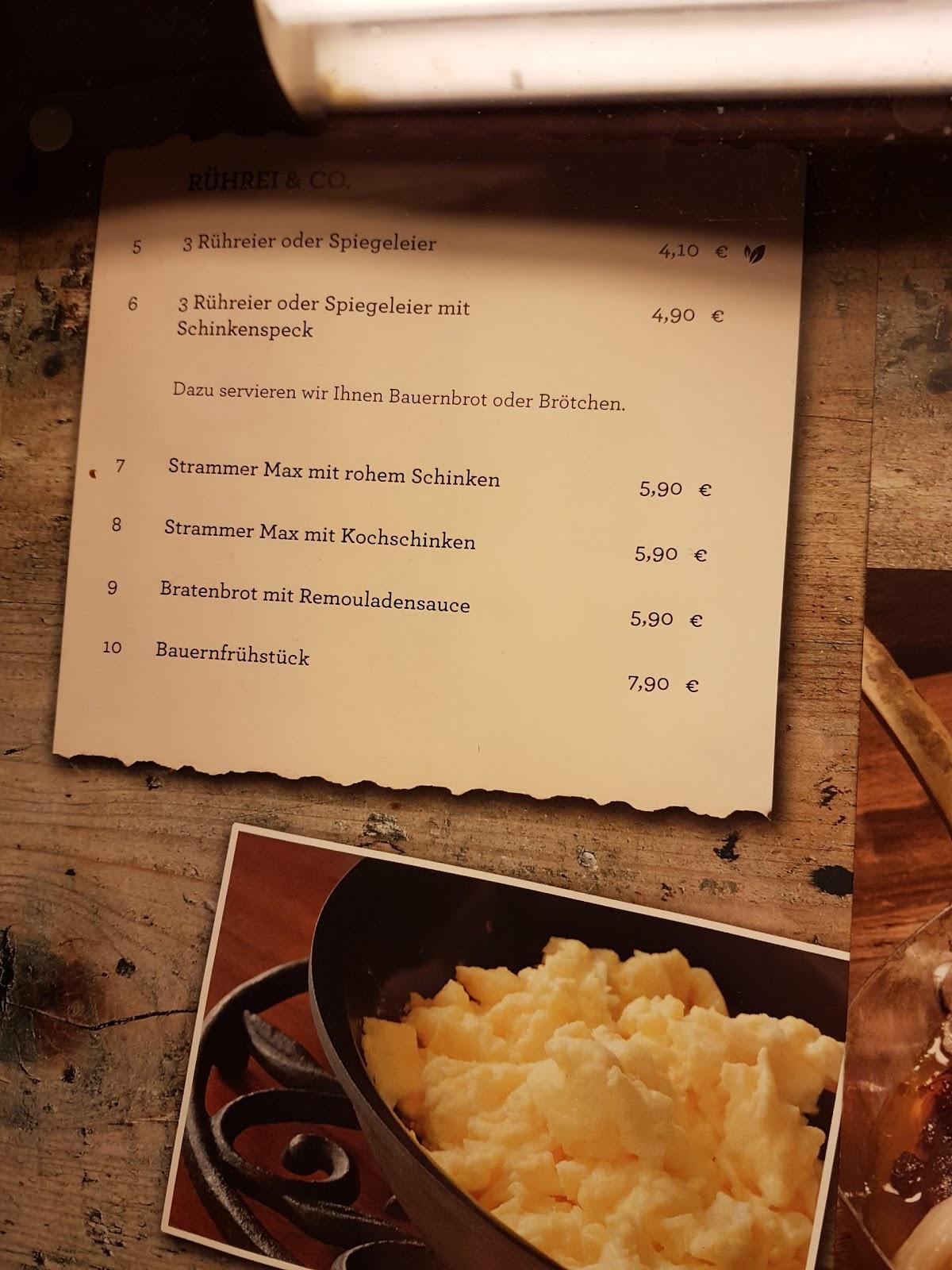 Menu at Shell fast food, Wedemark