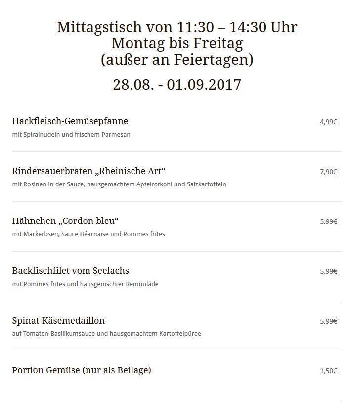 Carta de Pfefferkorn NY Steakhouse, Dortmund