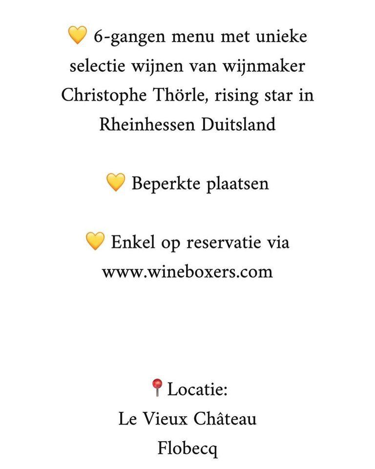 Menu au Le Vieux Château, Flobecq, Rue Dr Degavre Straat 23
