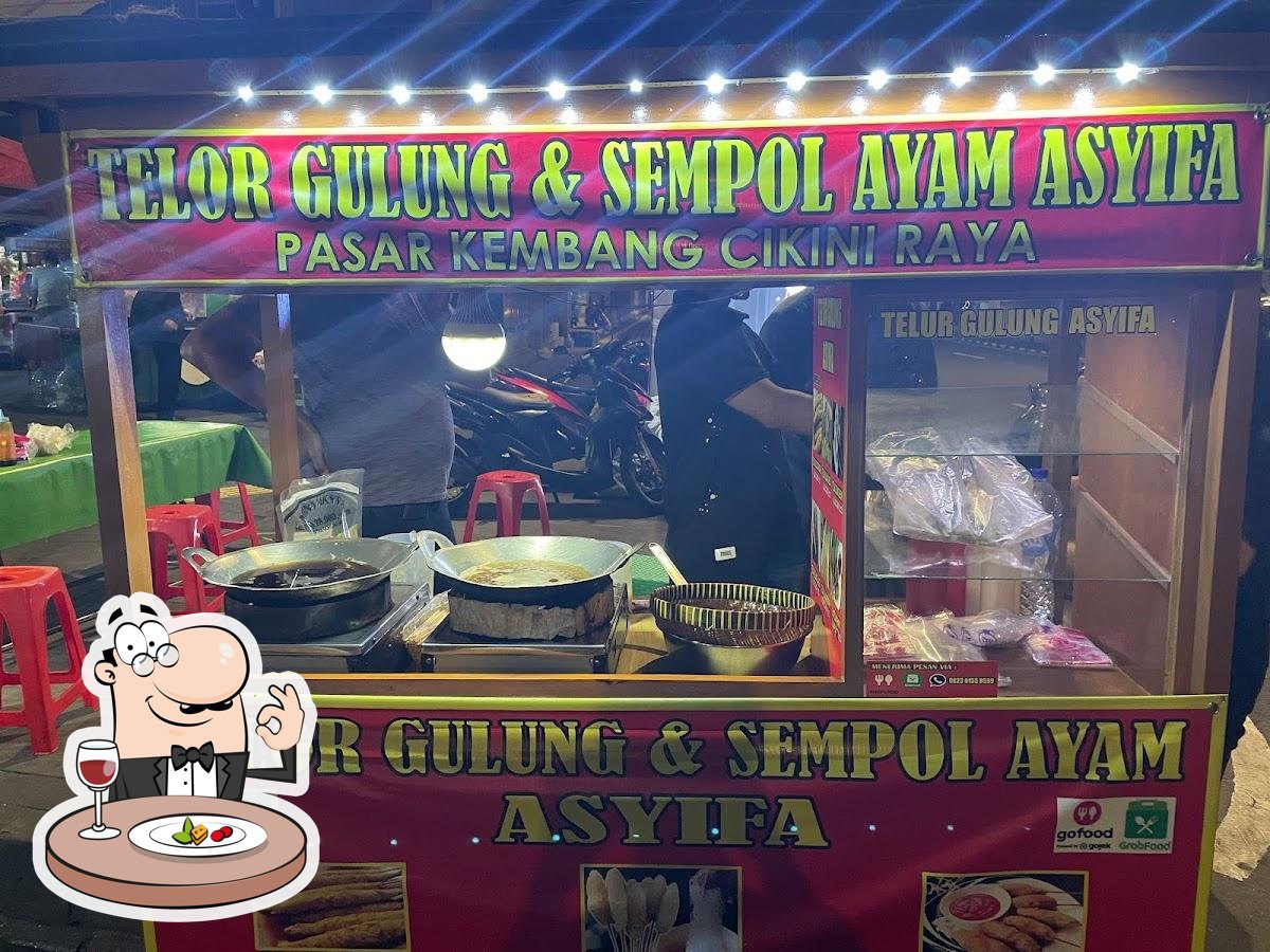 TELOR GULUNG PASAR KEMBANG CIKINI restaurant, Central Jakarta ...
