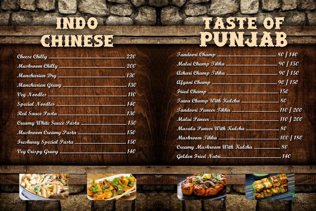 Menu at Freshway { Fast & Fresh }, Banga Rural