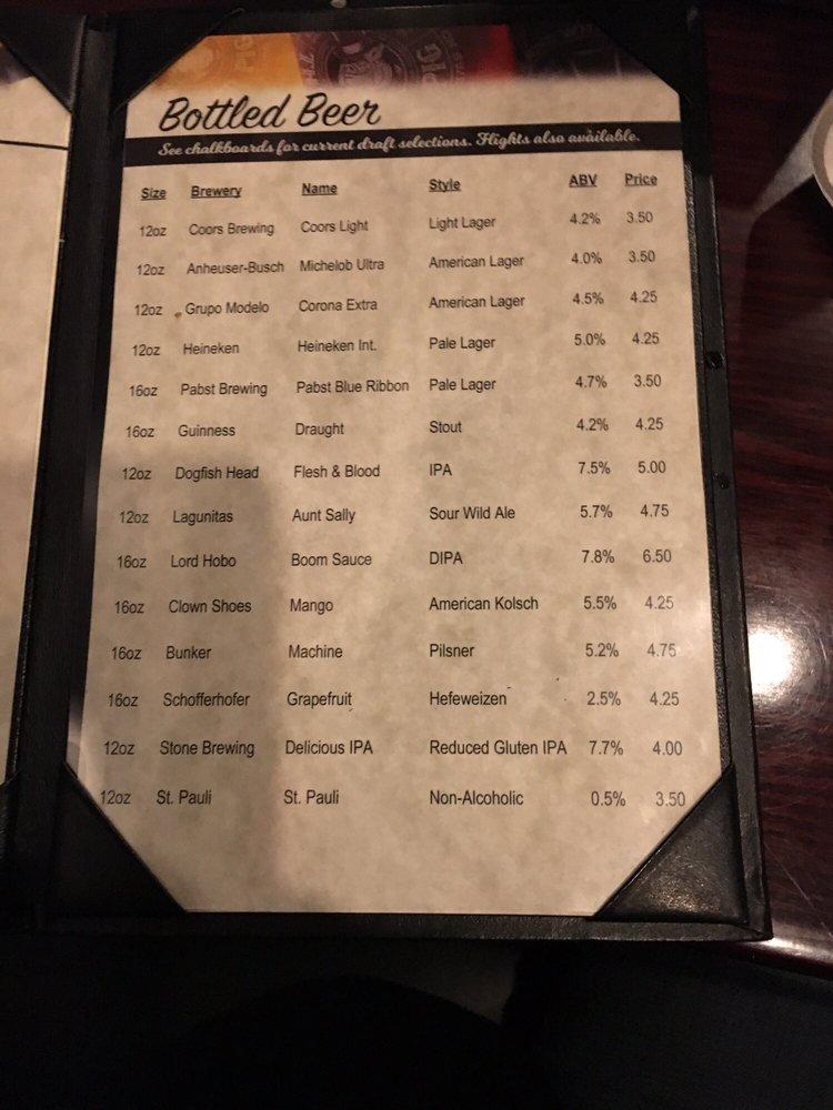 Menu at The Proper Pig pub & bar, Waterville