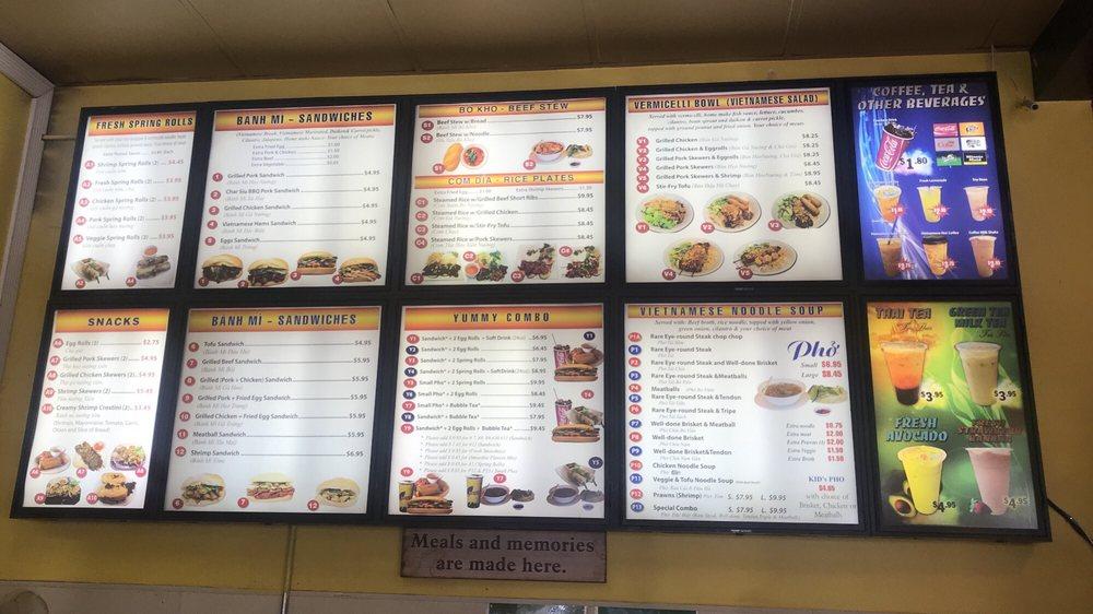 Menu at Yummy Deli restaurant, Everett
