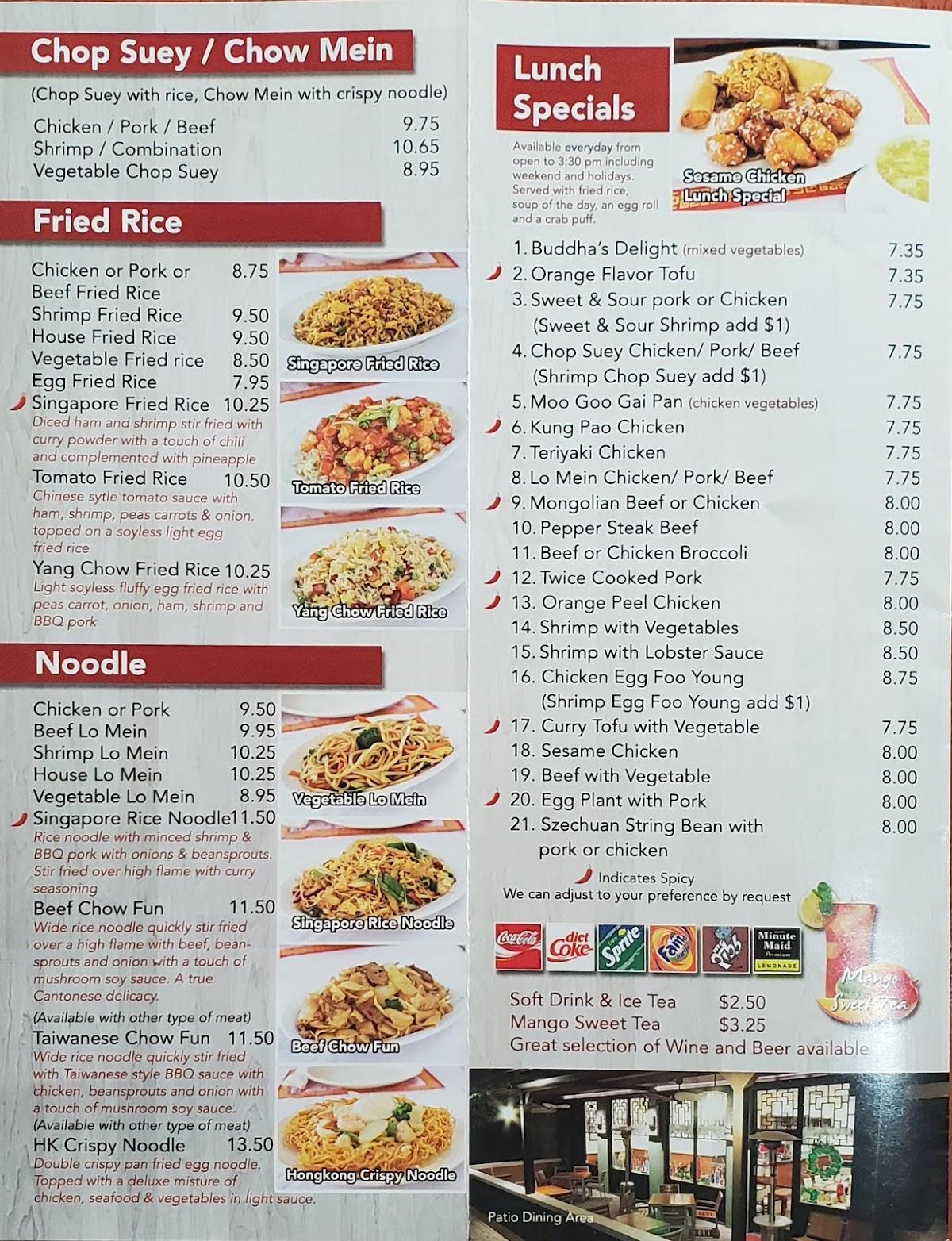 Menu at Big Buddha Restaurant, Surprise, W Greenway Rd Suite 115