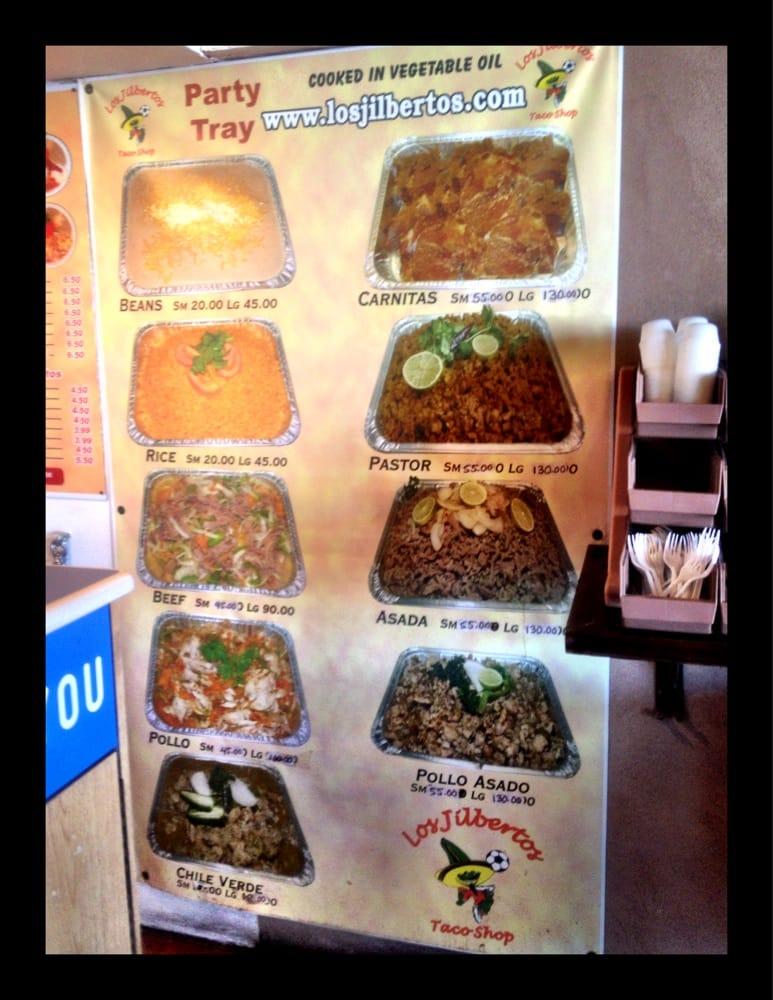 Menu at Los Jilberto's Taco Shop Borrego Springs restaurant, Borrego ...