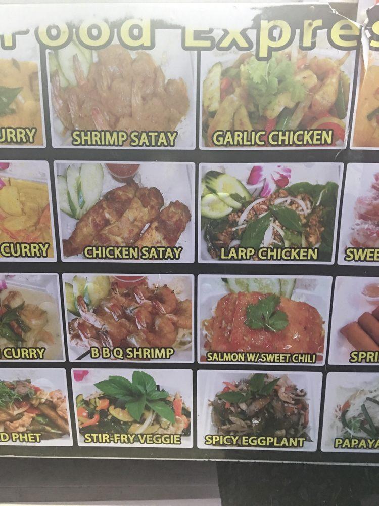 Menu at Original thaifood restaurant, Hauula, 53-534 Kamehameha Hwy