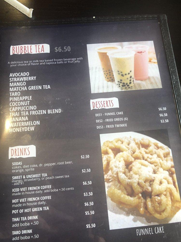 Menu at The Cajun Asian Restaurant, Bossier City