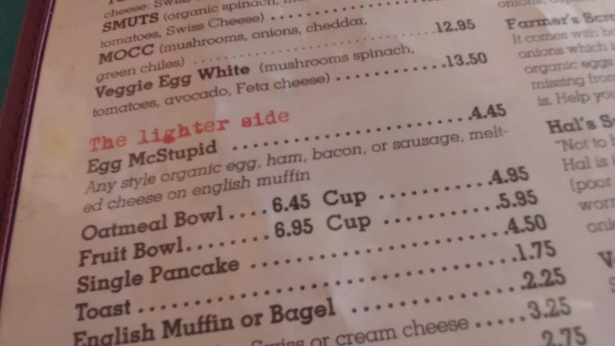 Menu at Bogie's Too - Home of Marin's Best Eggs Benedict, & Buttermilk ...