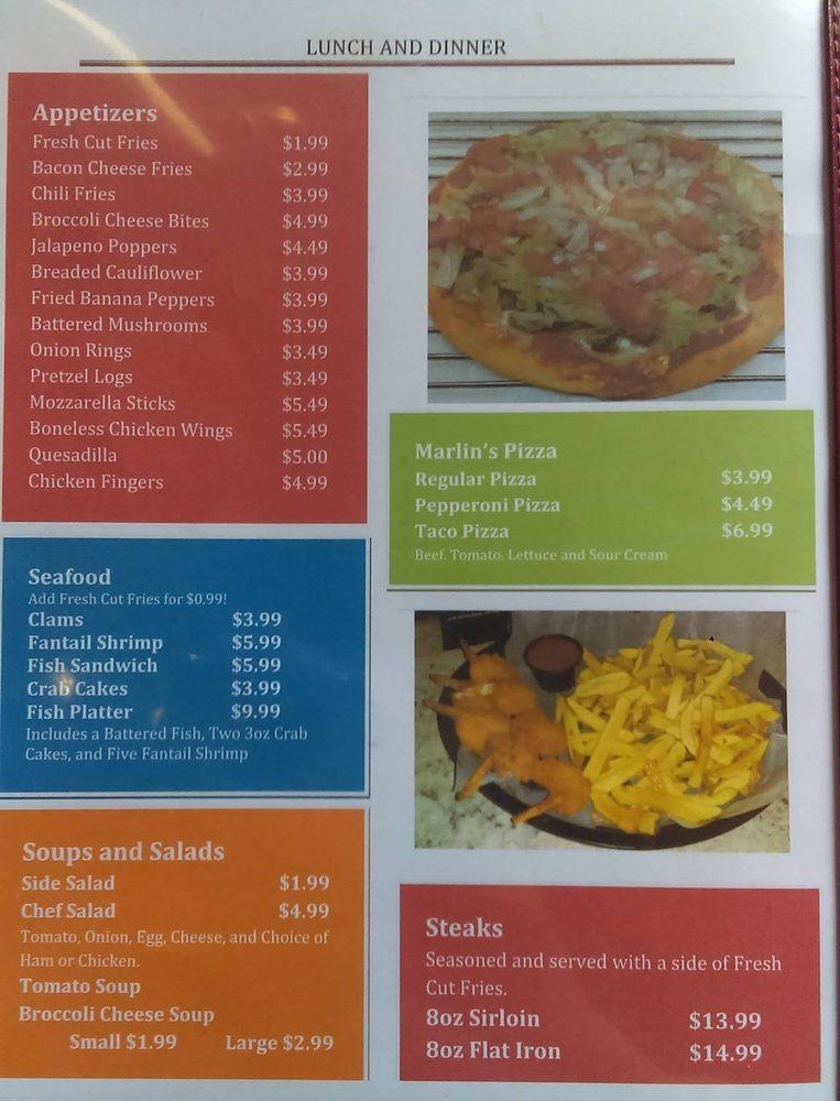 Menu at Speedys Bar & Grill, Milton