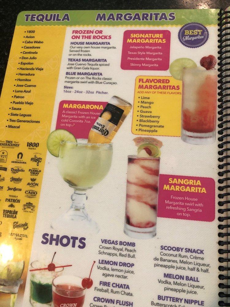 Menu at Señor Tequila Grill & Bar, Winder