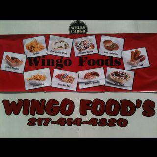 Menu at Wingo Foods restaurant, Divernon