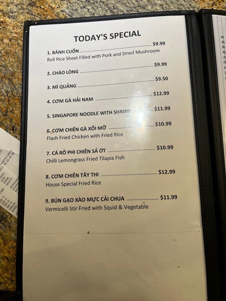 Menu at Thai Son restaurant, Pennsauken Township, NJ-38