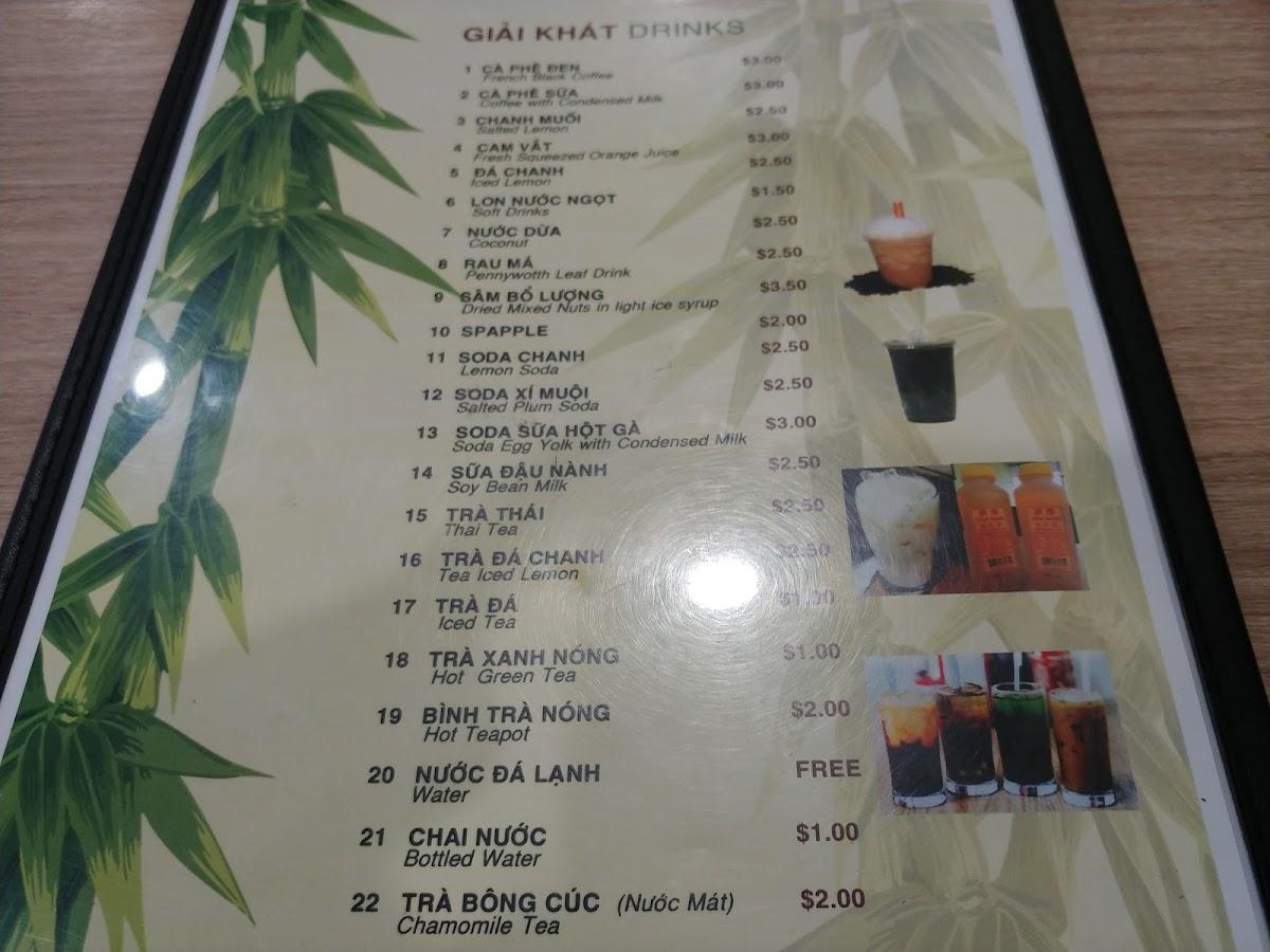 Menu at Com Tam Kieu Giang restaurant, Garden Grove, -E
