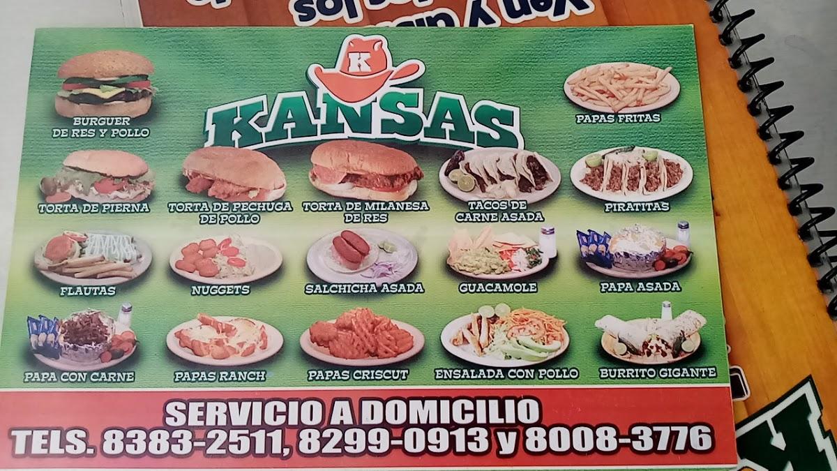 Carta del restaurante KANSAS, San Nicolás del los Garza