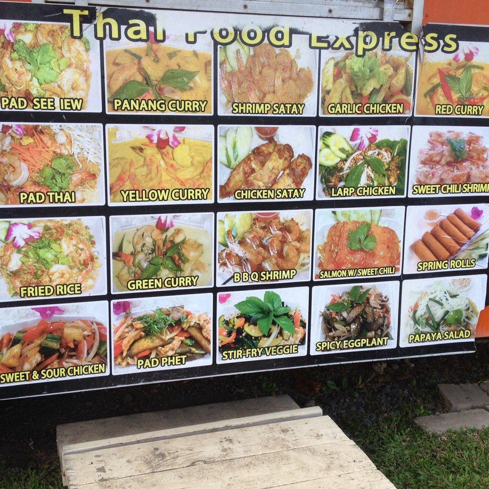 Menu at Original thaifood restaurant, Hauula, 53-534 Kamehameha Hwy
