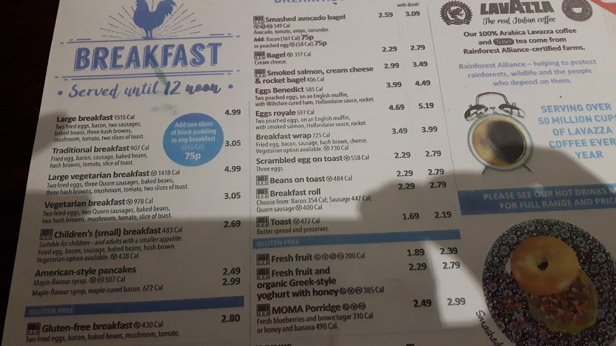 Menu at The Obediah Brooke - JD Wetherspoon pub & bar, Cleckheaton