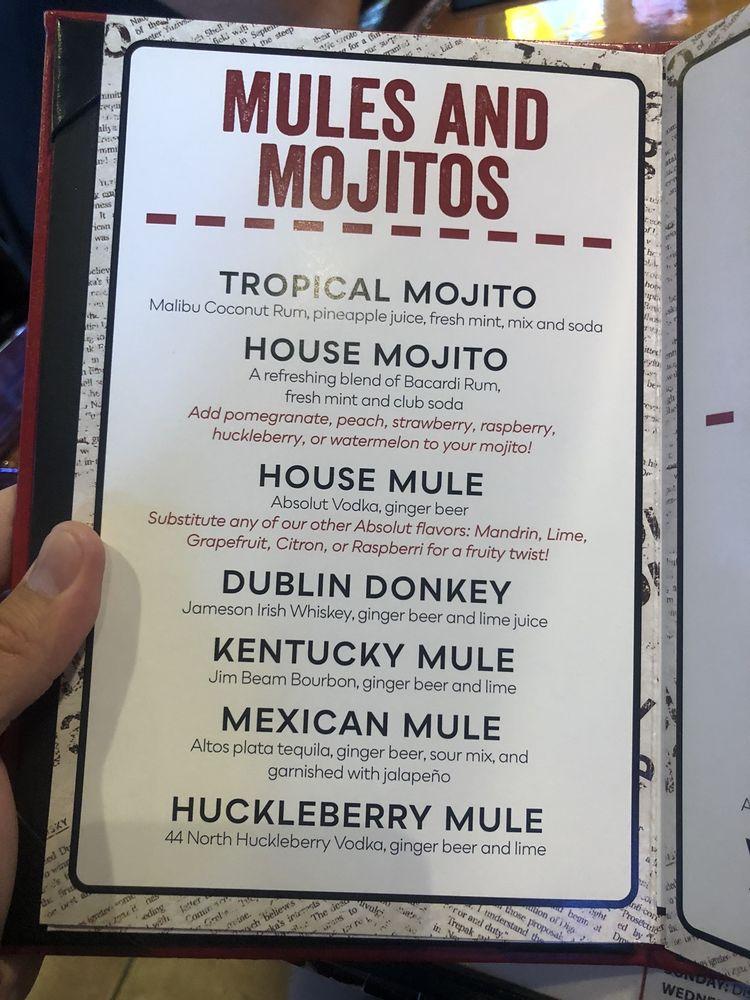 Menu at Firehouse Grill pub & bar, Ammon