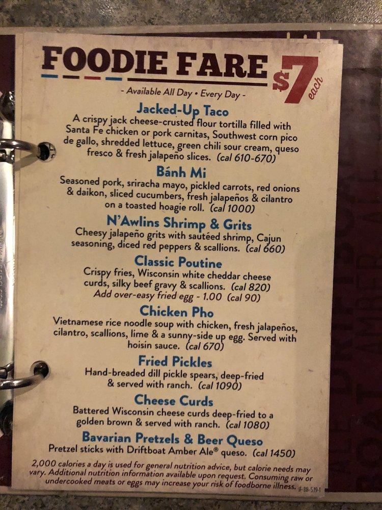 Menu at MacKenzie River Pizza, Grill & Pub, Idaho Falls