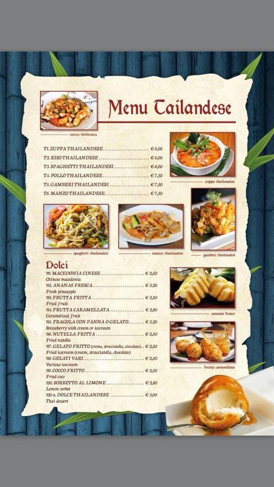 Menu da Ristorante Cinese & Giapponese Washoku Kyo, San Giovanni Rotondo