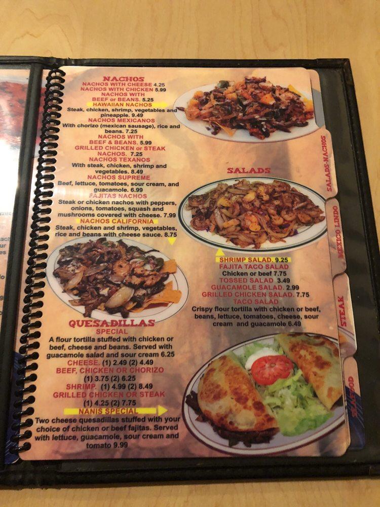 Menu at El Primo # 1 Mexican Restaurant, Duncan