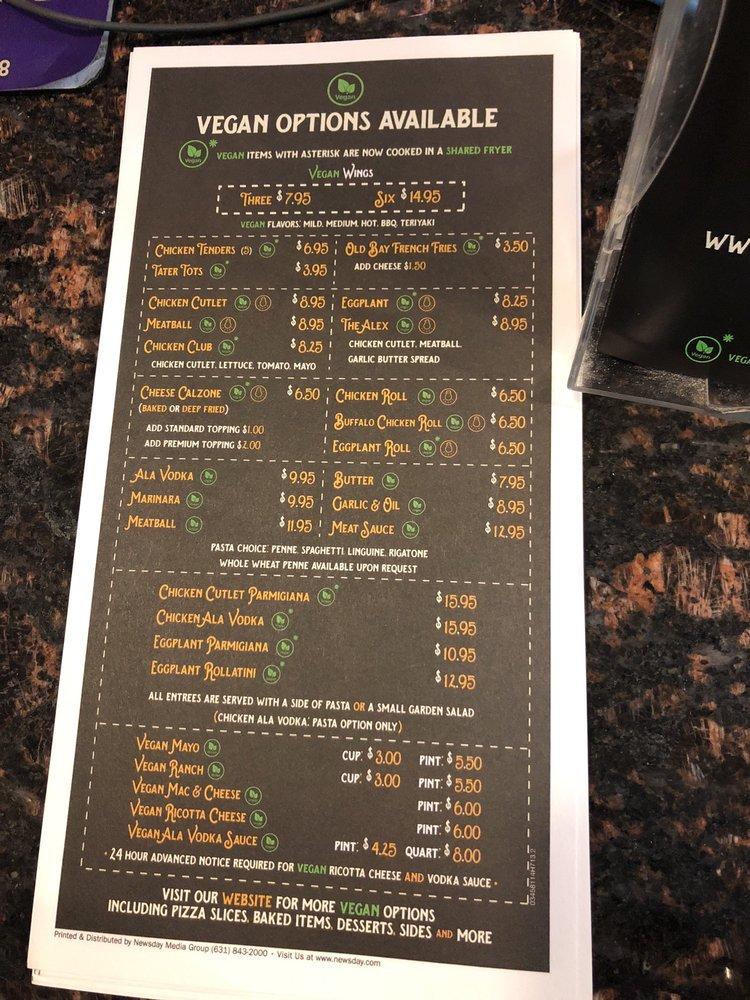 Menu at That Pizza Place pizzeria, Levittown