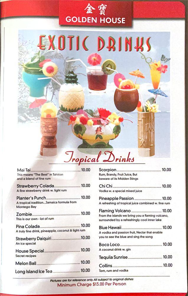 Menu at Golden House restaurant, Jefferson Valley-Yorktown