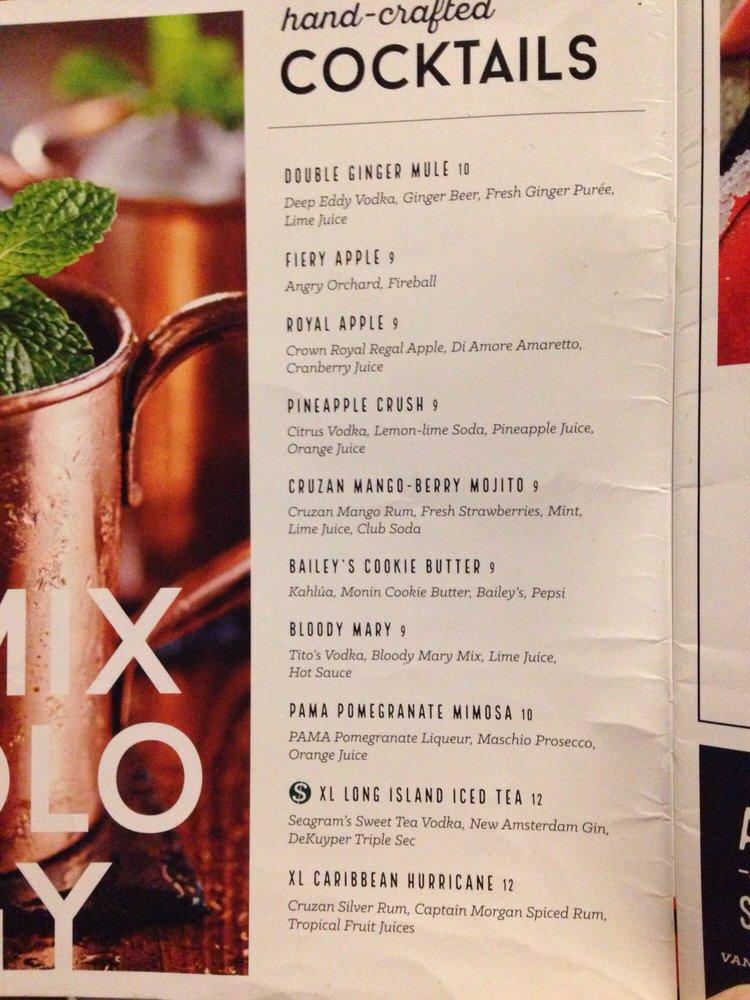 Menu at Studio Movie Grill pub & bar, Rocklin
