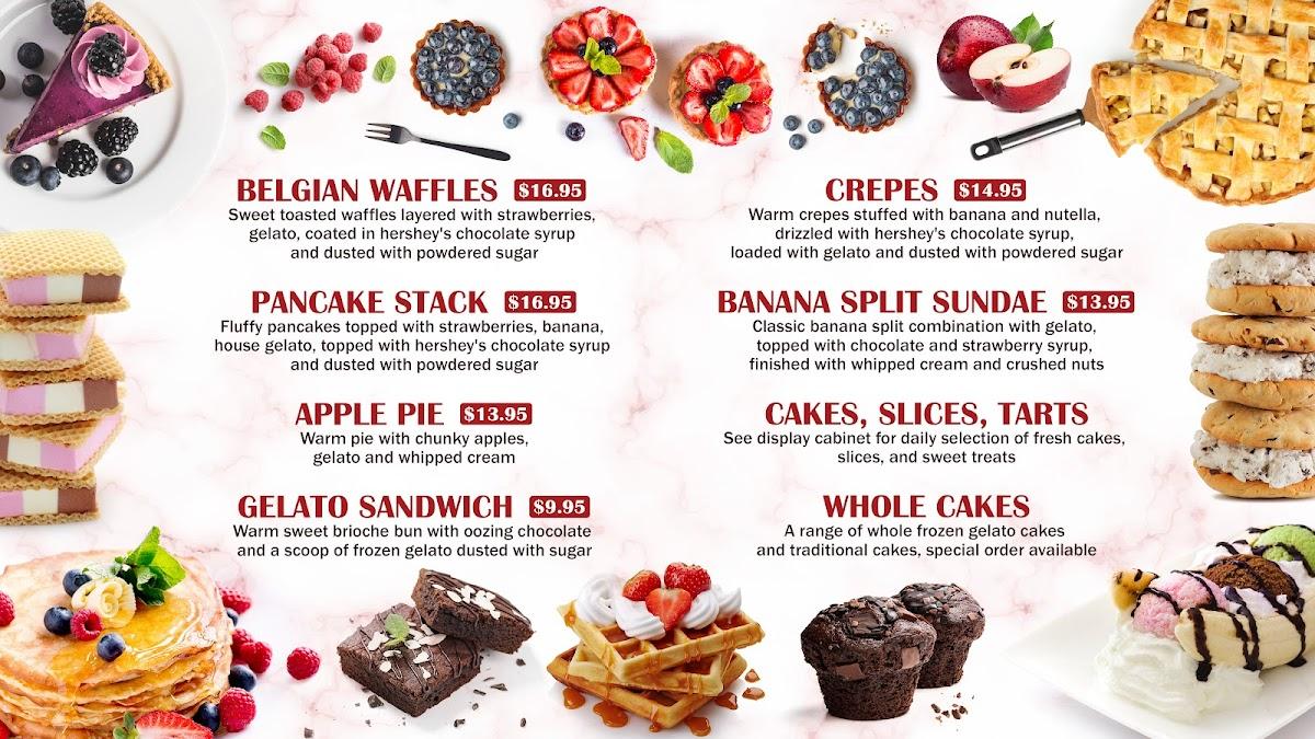 Menu at Sweet Tooth Cafe, Batemans Bay