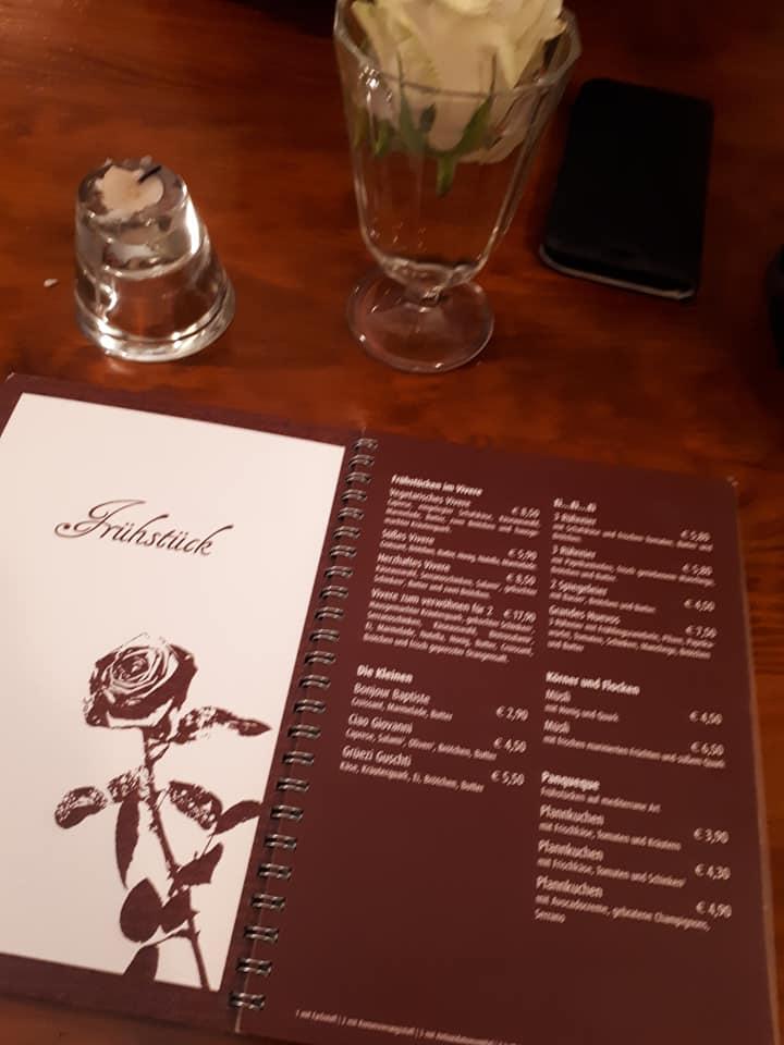 Menu at Vivere restaurant, Aschaffenburg