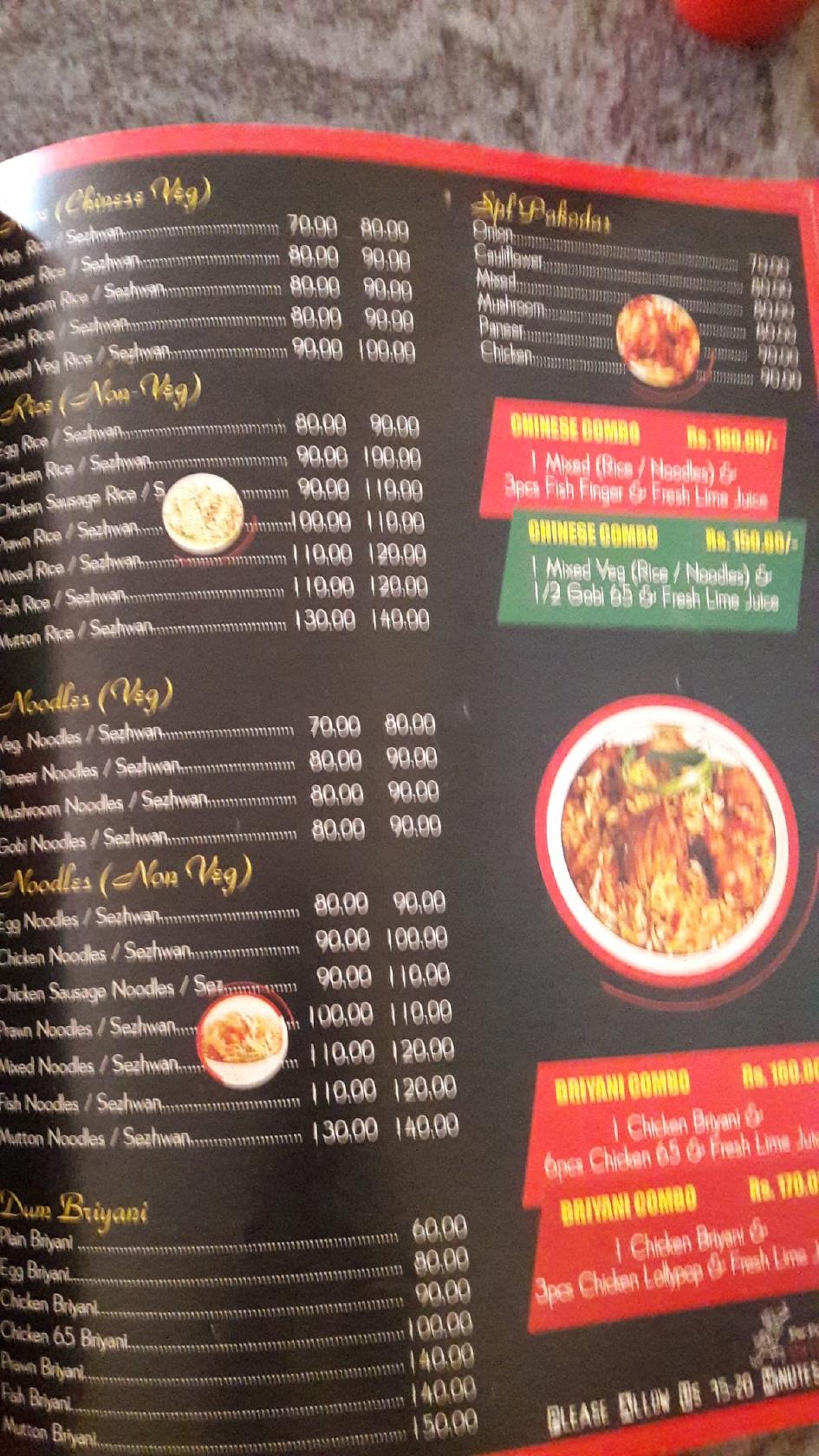 Menu at Pizza Hunt Restaurant, Madagadipet