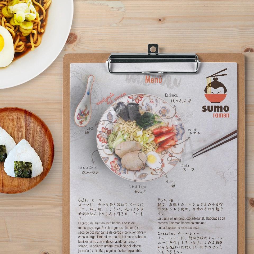 Menu at Sumo Ramen restaurant, Medellín, Cra. 36 #8A-131