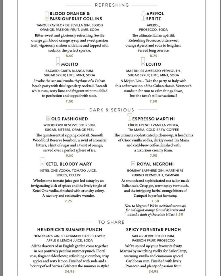 Menu at The Wicked Lady pub & bar, St Albans, Nomansland