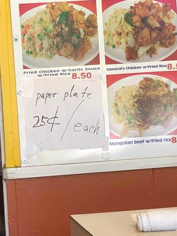 Menu at Happy Chef restaurant, Burlingame