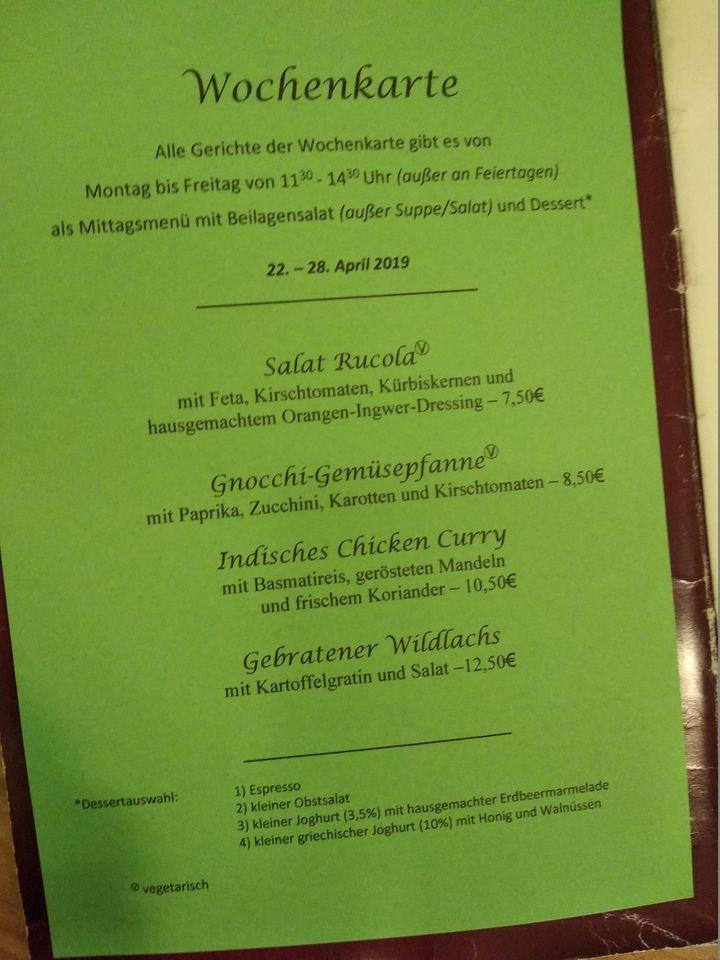 Speisekarte von Café Lila pub & Bar, Regensburg, Rote Hahnengasse 2
