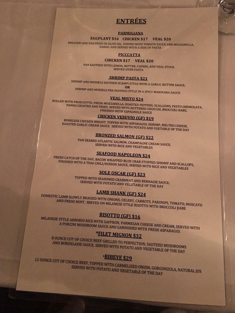 Menu at Misto Bar & Grill, Cape Coral