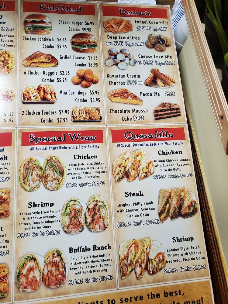 Menu at JLB Eatery restaurant, Houston, FM 1960 #A