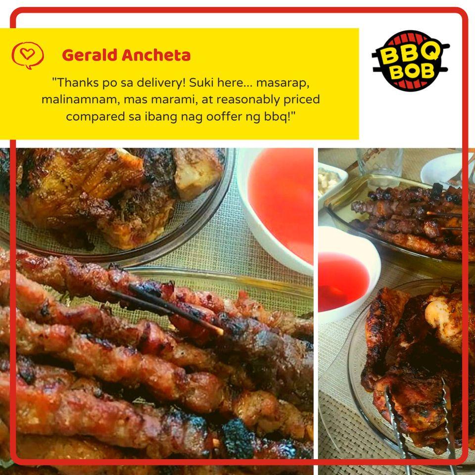 Menu at BBQ Bob, Philippines