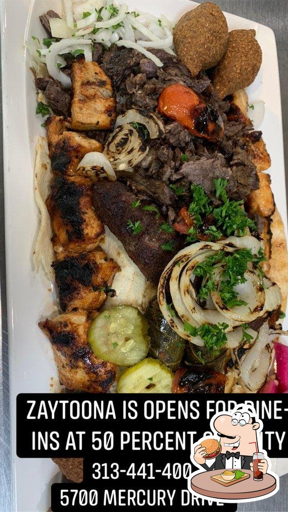 Zaytoona Lebanese Cuisine in Dearborn - Mediterranean restaurant menu ...